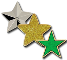 Star Badges - Badges Plus