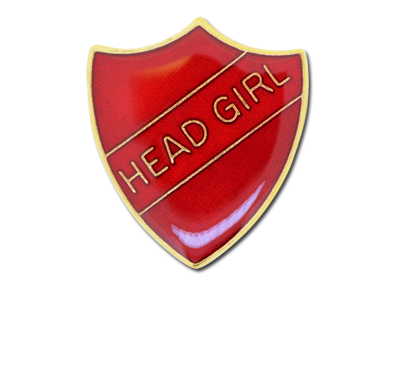 Head Girl Enamelled Shield Badge Badges Plus
