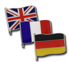 Small Flag Badges - Badges Plus